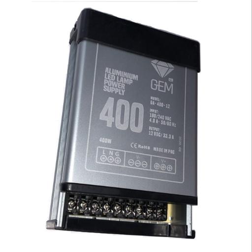 منبع تغذیه سوییچینگ جم مدل 400 ضد باران - لایت استون | لوکس نور